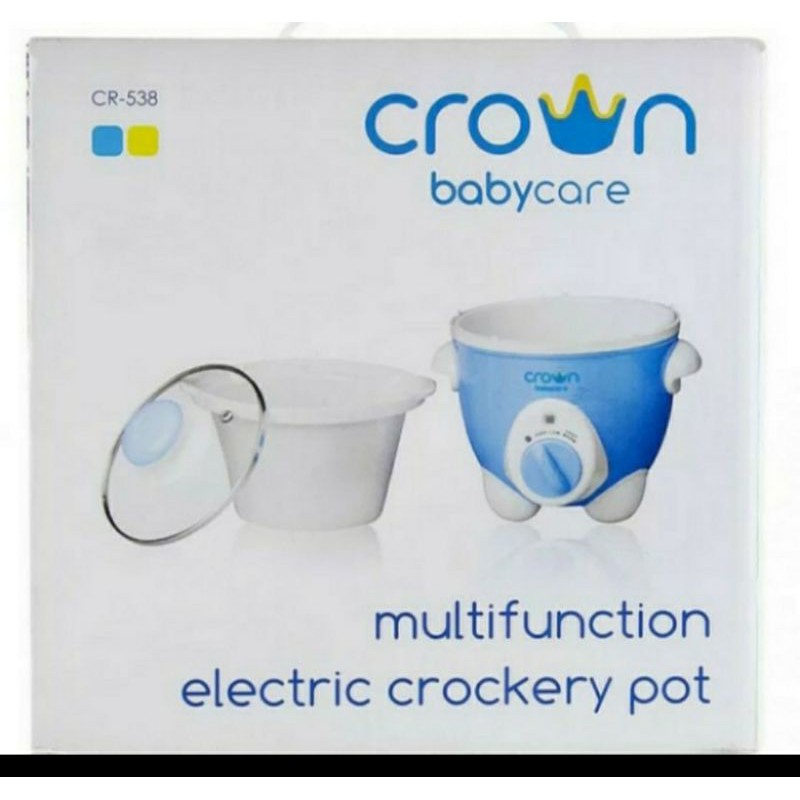 Jual CROWN Baby Slow Cooker | Slow Cooker | Perlengkapan MPASI Bayi ...