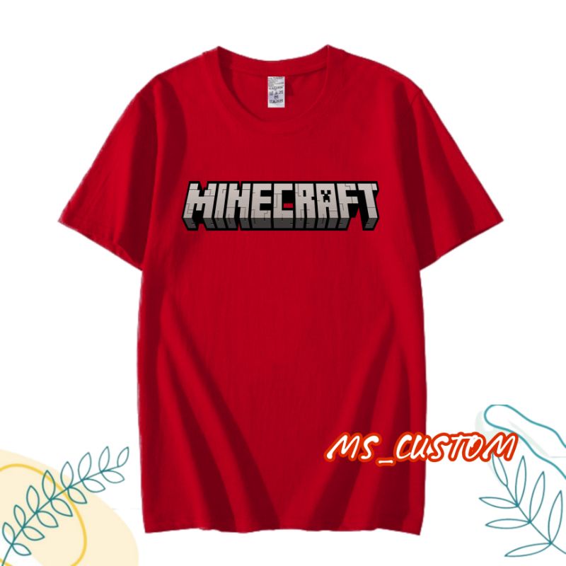 Jual Kaos anak minecraft 3D | Baju anak Minecraft 3D | Shopee Indonesia