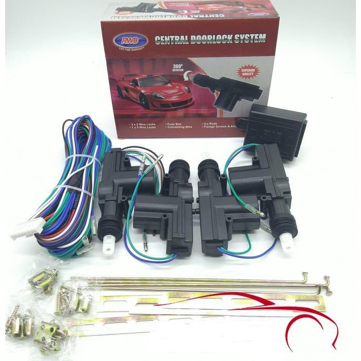 Jual Central Power / Central Lock Door System RWB (Set lengkap ...