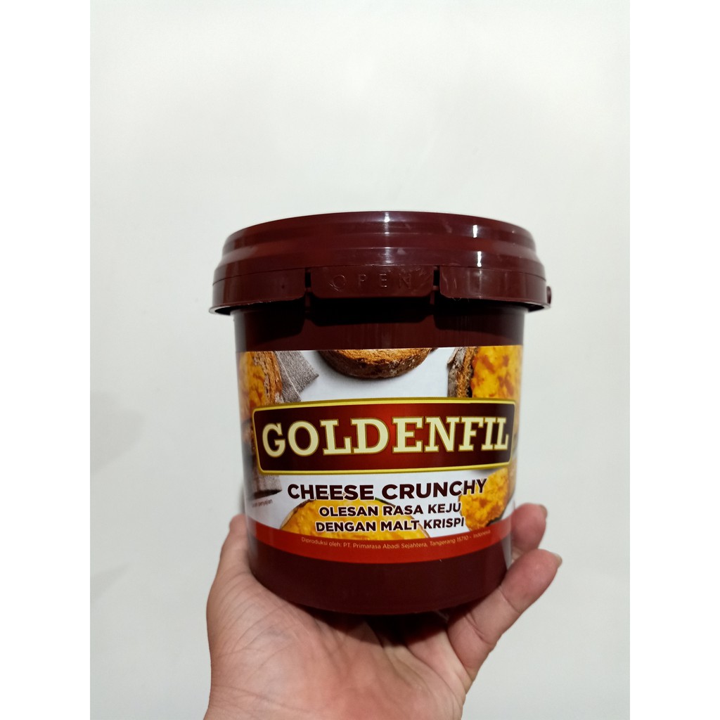 Jual Goldenfil Selai Cheese Crunchy 1kg (BUCKET) | Shopee Indonesia