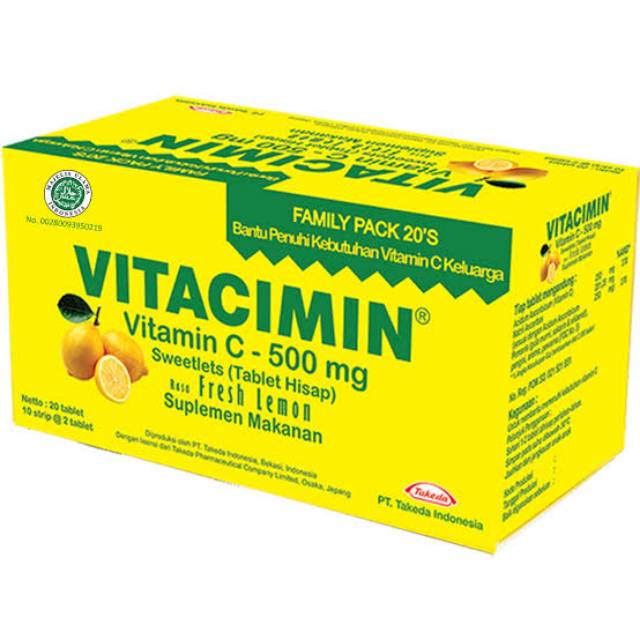 Jual Vitamin C - 500mg Vitacimin | Shopee Indonesia