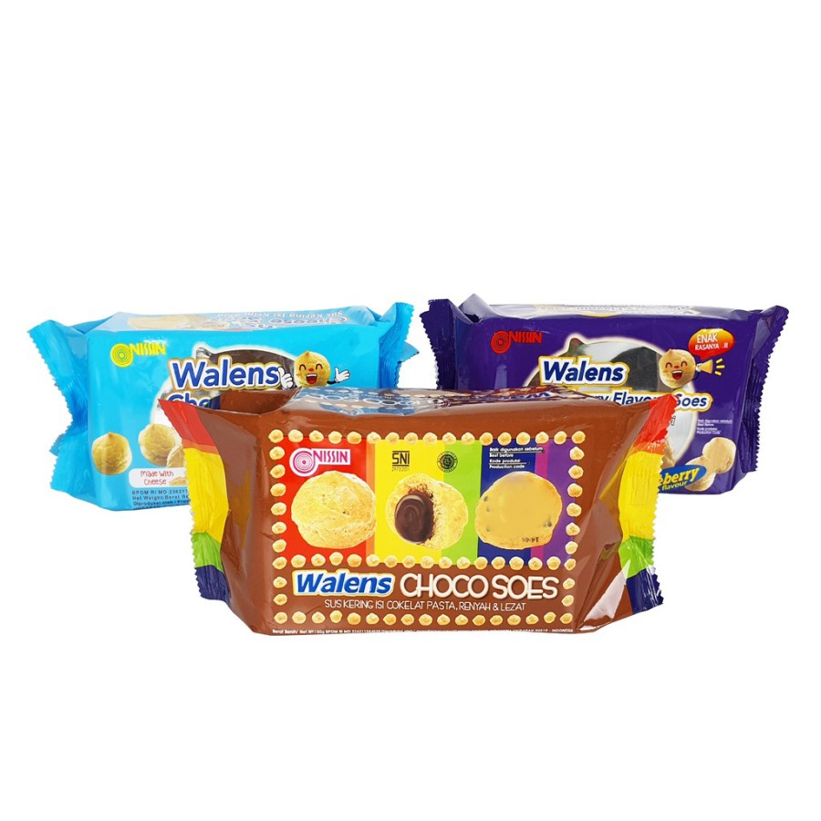 Jual NISSIN Walens Soes Biscuit 100g - NISIN Biskuit Sus Dengan Isi ...