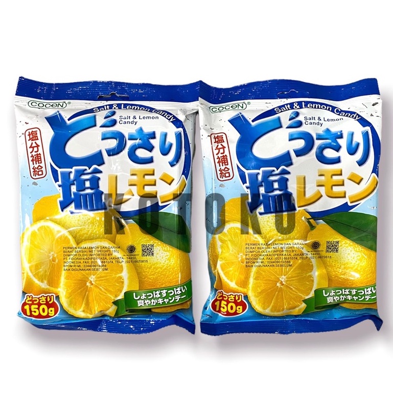 Jual Cocon Salt & Lemon Candy / Permen Rasa Garam & Lemon 150gr ...