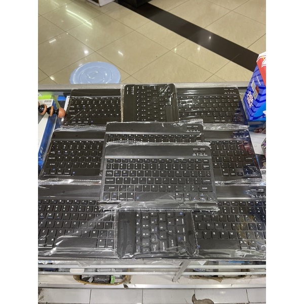 Jual KEYBOARD BLUETHOOTH 3.0 SUPER SLIM NO DELAY 10 INCH KEYPAD ...