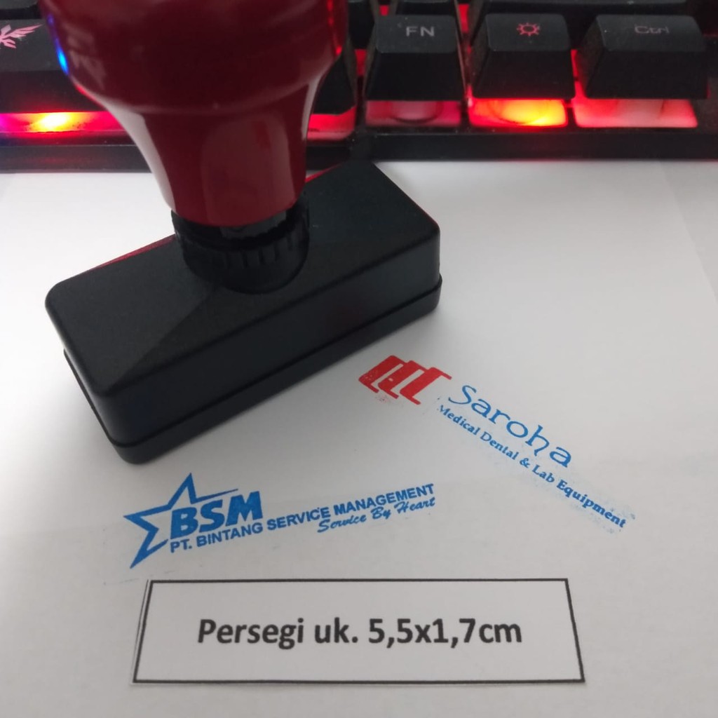 Jual Stempel Perusahaan, logo, nama tandatangan, lunas stample flash stemple praktis, stampel ...