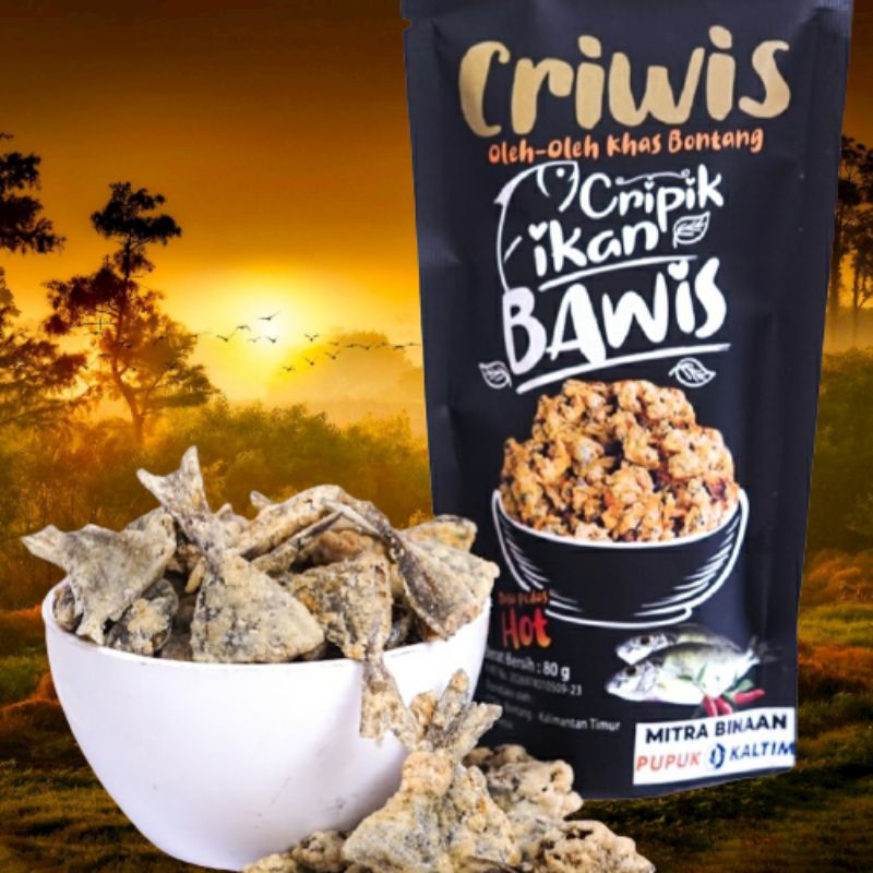 Jual Keripik Ikan Bawis Ceriwis 80 gram 2 Rasa | Shopee Indonesia