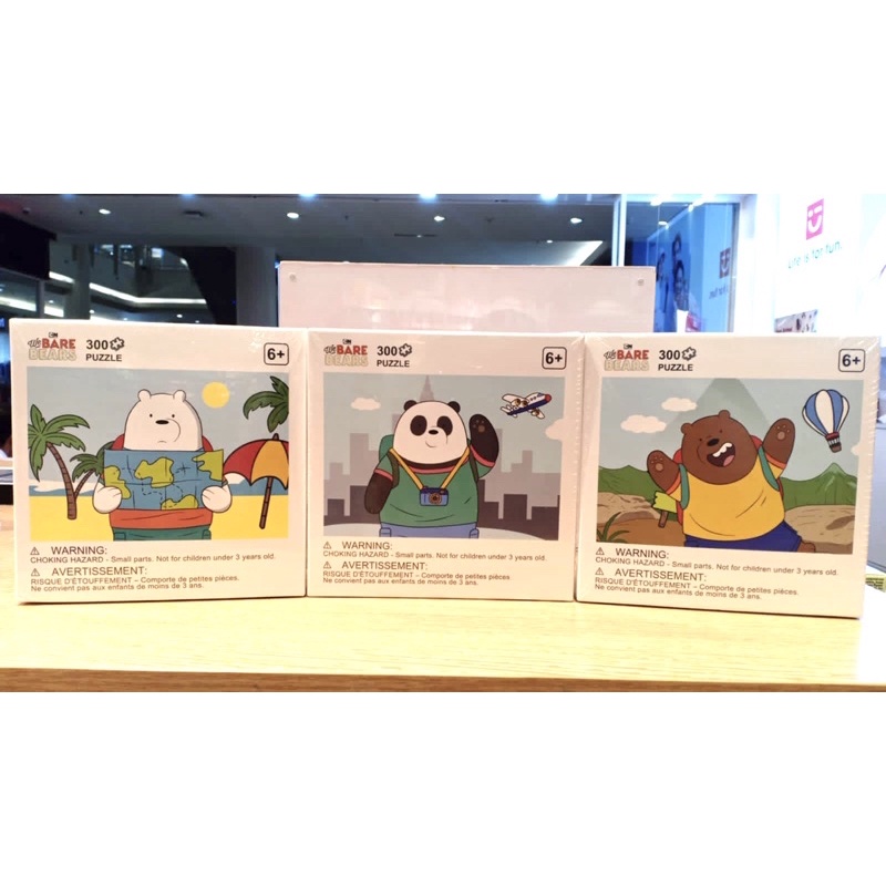 Jual We Bare Bears Puzzle 40 Go Travelling Wbb Grizz Panda Icebear
