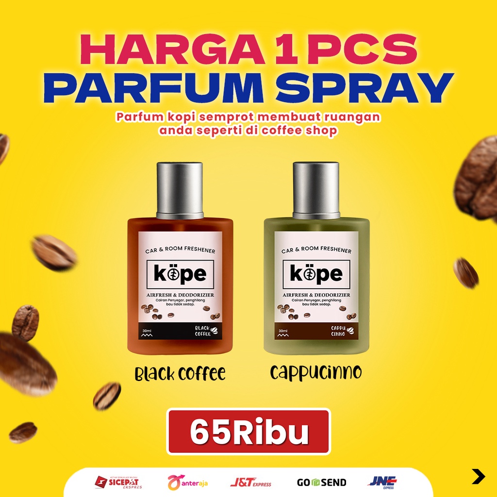 Jual KOPE Parfum Semprot Pewangi Mobil, Ruangan & Toilet ORIGINAL ...