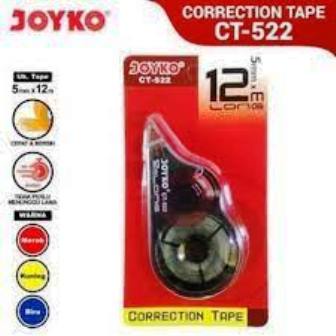 Jual Joyko Correction Tape Pita Koreksi Roll Tipex Tip-Ex Tip X 12m CT ...
