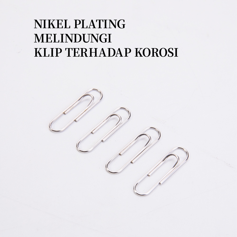 Jual Deli Klip Kertas Paper Clips 29mm 100pcs/box untuk Kebutuhan ...