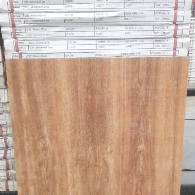 Jual Granit glossy motif serat kayu coklat 60x60 GRATIS ONGKIR | Shopee ...