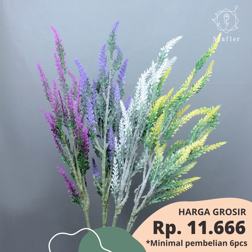Jual LAVENDER TANGKAI PANJANG/ARTIFICIAL DAUN LAVENDER | Shopee Indonesia