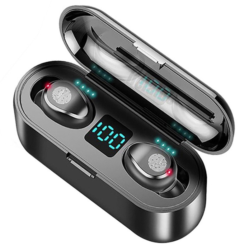 Jual Earphone Bluetooth TWS F9 Headset Earbud Bluetooth | Shopee Indonesia