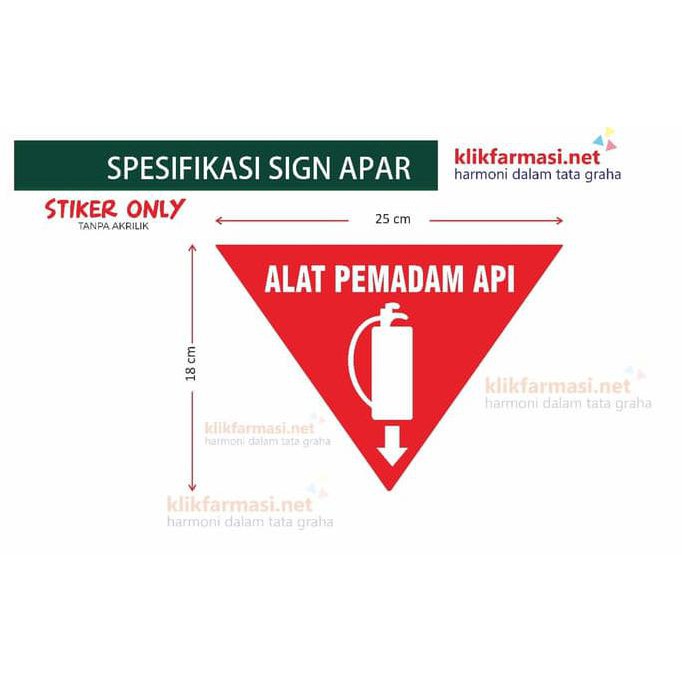 Jual Stiker Segitiga Tanda APAR TERPERCAYA | Shopee Indonesia