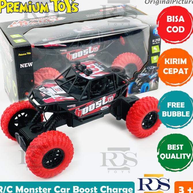 Jual Mainan Anak Mobil Mobilan Remote Control Mobil Monster Jeep ...