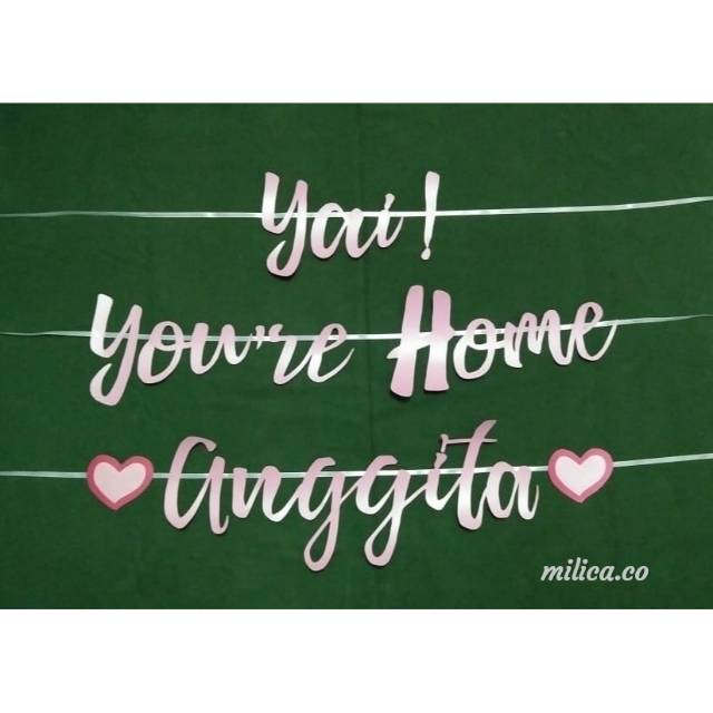 Jual Flag Huruf Custom (tinggi huruf 20cm) | Shopee Indonesia