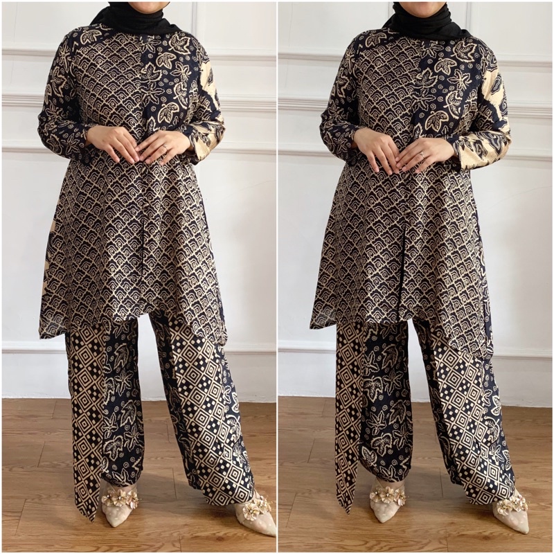 Jual Stelan Batik Kalla Set | Shopee Indonesia