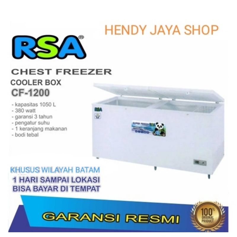 Jual Chest Freezer RSA CF1200 / CF 1200 Freezer | Shopee Indonesia