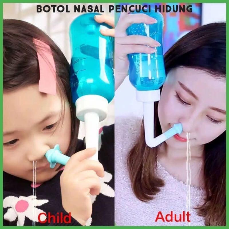 Jual Alat cuci hidung/ nasal rinse bottle cocok buat sinus rinse/nacl ...