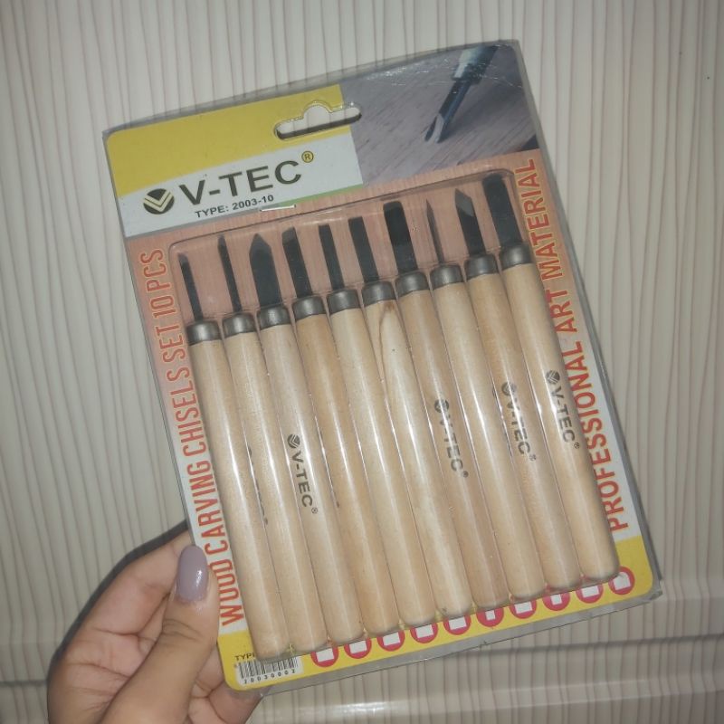 Jual Alat Pahat Kayu V-Tec / Wood Carving Chisels Set | Shopee Indonesia