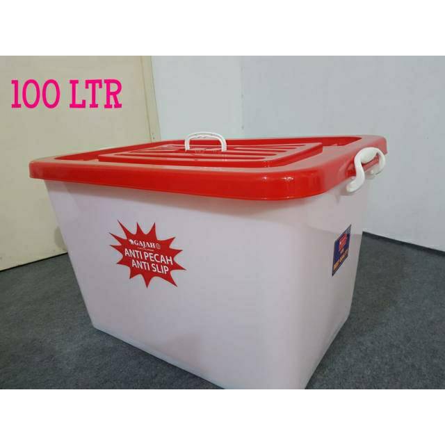 Jual Box Container / Kotak Kontainer Plastik Serbaguna 100L / 100 liter ...