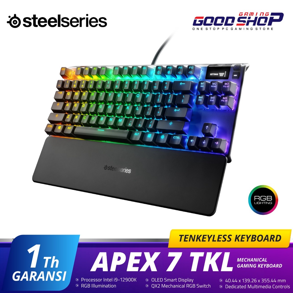 Jual SteelSeries Apex 7 TKL - Gaming Keyboard | Shopee Indonesia