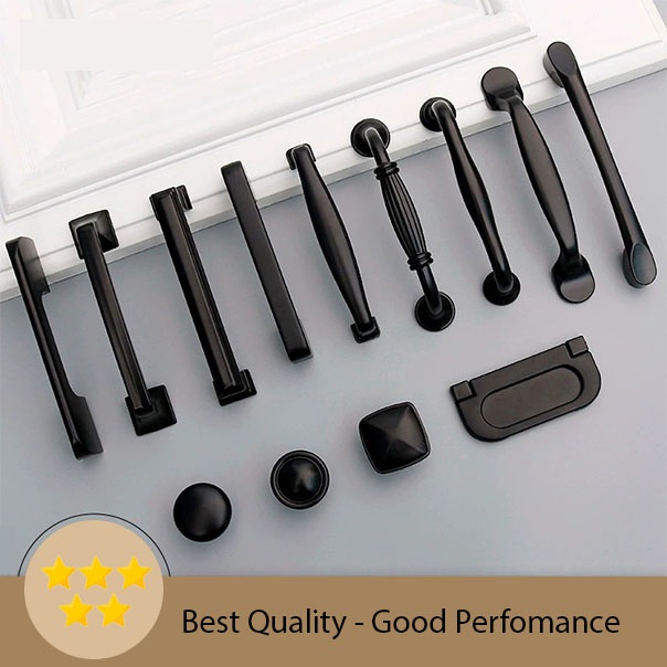 Jual Handle lemari Handle Hitam Tarikan Laci Minimalis Modern Bulat ...