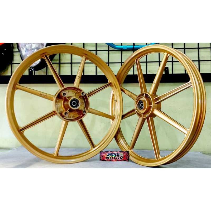 Jual PELAK VELG RACING V ROSSI PALANG 8 JUP MX NEW DOUBLE DISC RING 17 ...