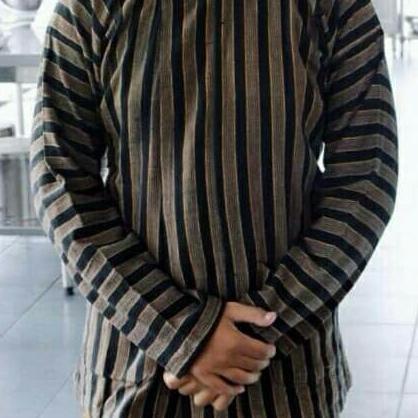 Jual kebaya wanita Ready Stock Surjan Lurik Pria/Baju Adat Jawa/Baju ...