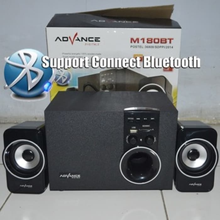 Jual Speaker Advance M180BT Bluetooth Speker Aktif Portable Subwoofer BASS | Shopee Indonesia