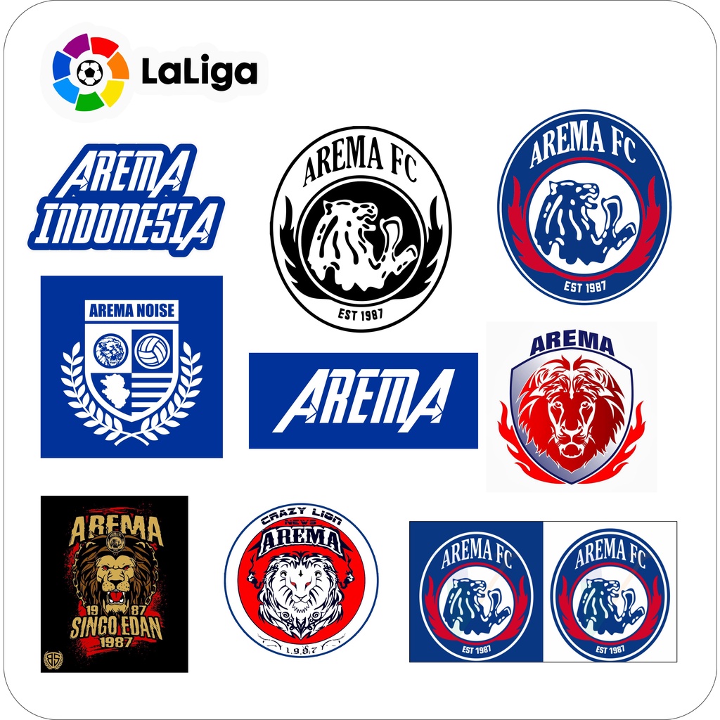 Jual Sticker Stiker Football Club Arema Keren High Quality | Shopee ...