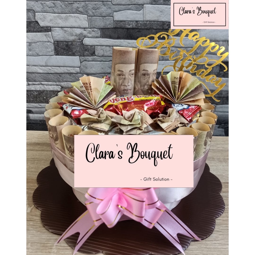 Jual Money Cake / Tart Uang / Kue Uang / Kue Uang Ulang Tahun / Kue ...