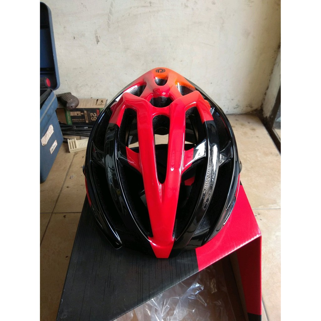 Jual FADA - HELM POLYGON RUSTLE MERAH - RED HELM POLYGON ROADBIKE HELM ...