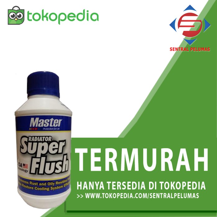 Jual MASTER RADIATOR SUPER FLUSH / KURAS AIR RADIATOR (300ML) | Shopee ...