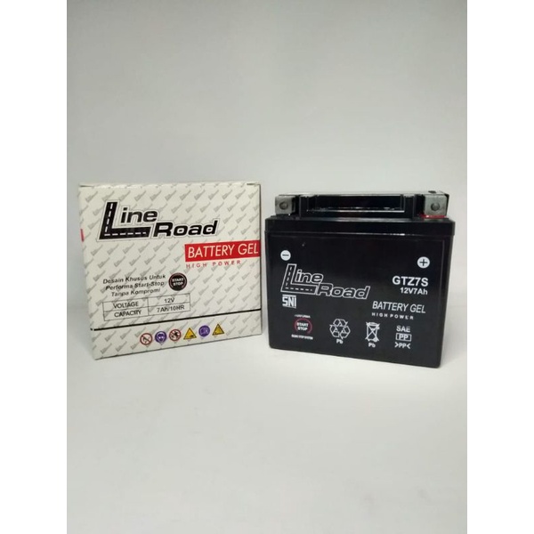 Jual Aki gel ACCU Motor GTZ7S GTZ5S GTZ6A lineroad | Shopee Indonesia