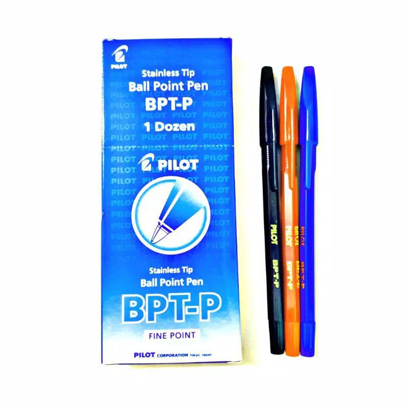 Jual (12pcs) Bolpoint Pulpen PILOT BPTP Asli termurah | Shopee Indonesia