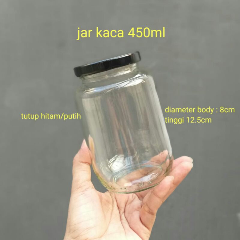 Jual jar kaca 450ml wish in jar dengan led free dus bubble | Shopee ...