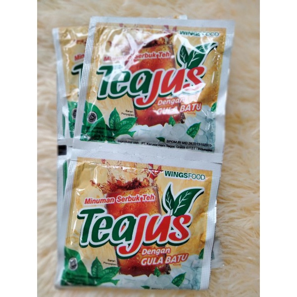 Jual minuman tea jus gula batu 1 rencengisi 10 | Shopee Indonesia