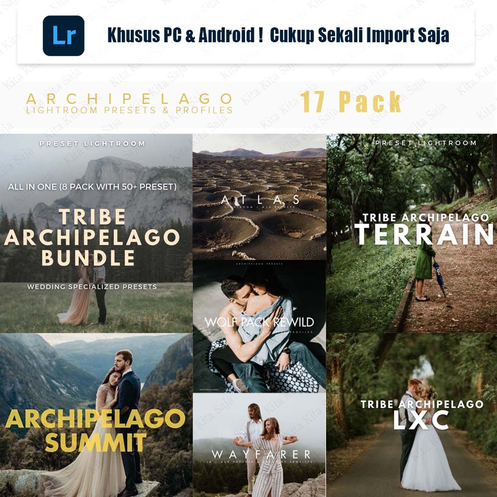 Jual Tribe Archipelago Preset Lightroom Pack Bundle Hanya Sekali Import - Android PC | Shopee ...