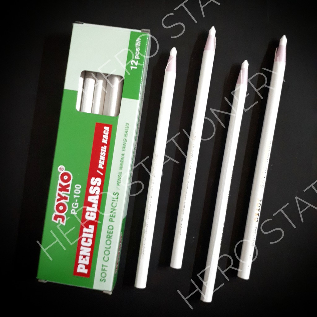 Jual Dermatograph pencil glass pensil kaca joyko PG-100 putih . 12 unit ...