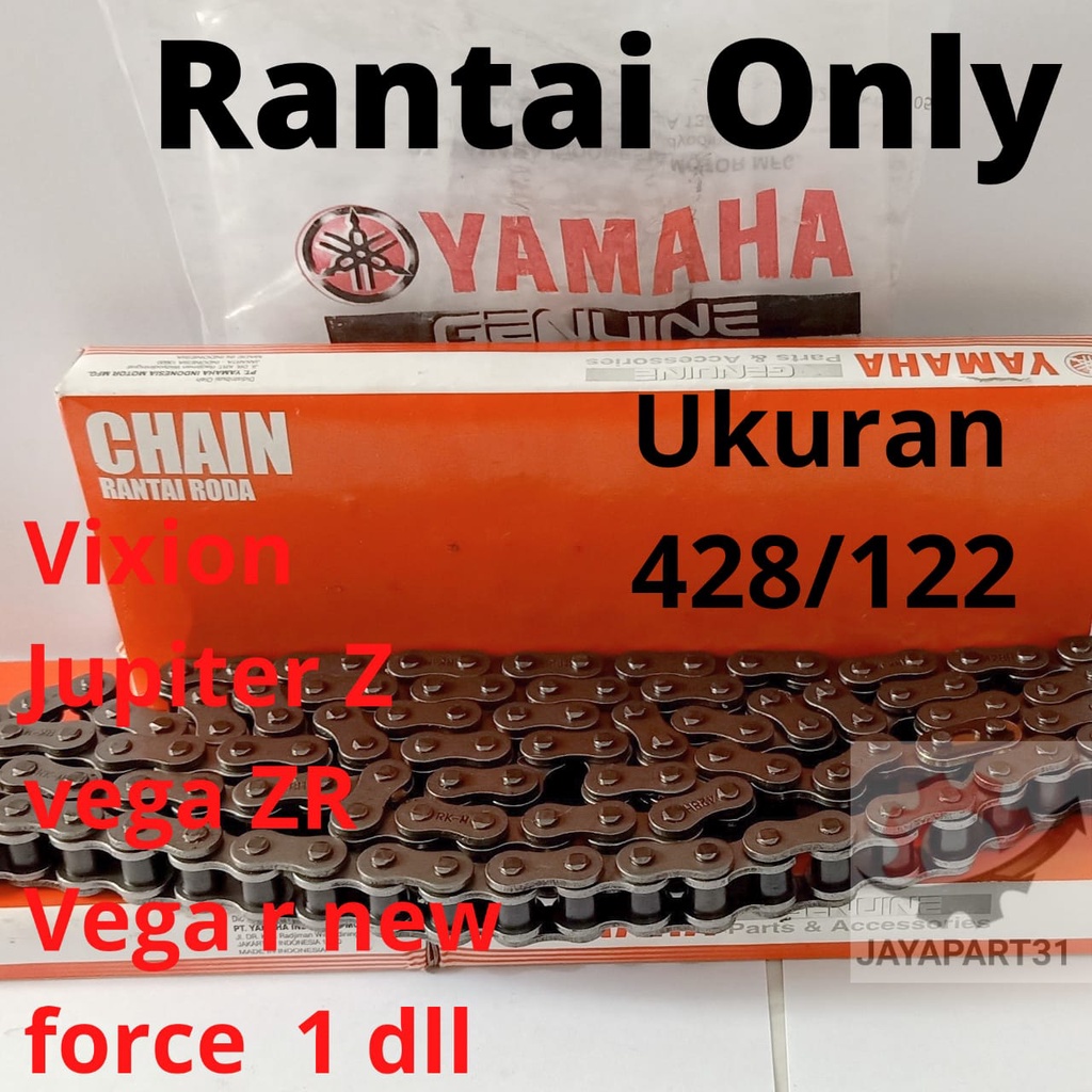 Jual RANTAI ONLY YAMAHA KUALITAS ASLI ORIGINAL JUPITER Z VIXION VEGA R ...