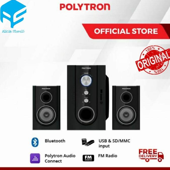 Jual POLYTRON MULTIMEDIA SPEAKER PMA 9300 PMA-9300 PMA9300 BA FULL BASS ...
