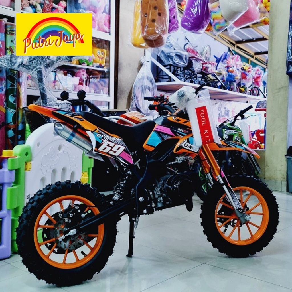 Jual Motor Mini Trail Lenka MC 69 Bensin | Shopee Indonesia