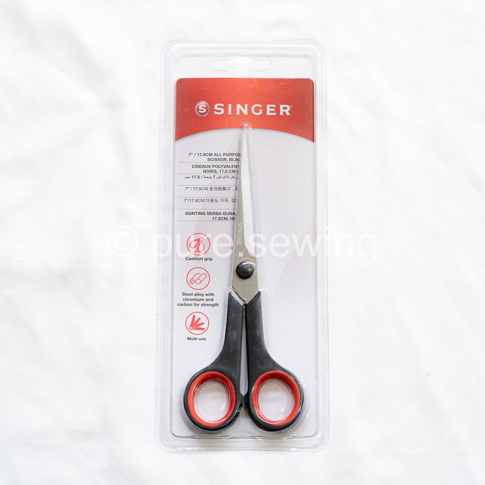 Jual Gunting 7 inch / 17,8 cm / All Purpose Scissors merk SINGER ...