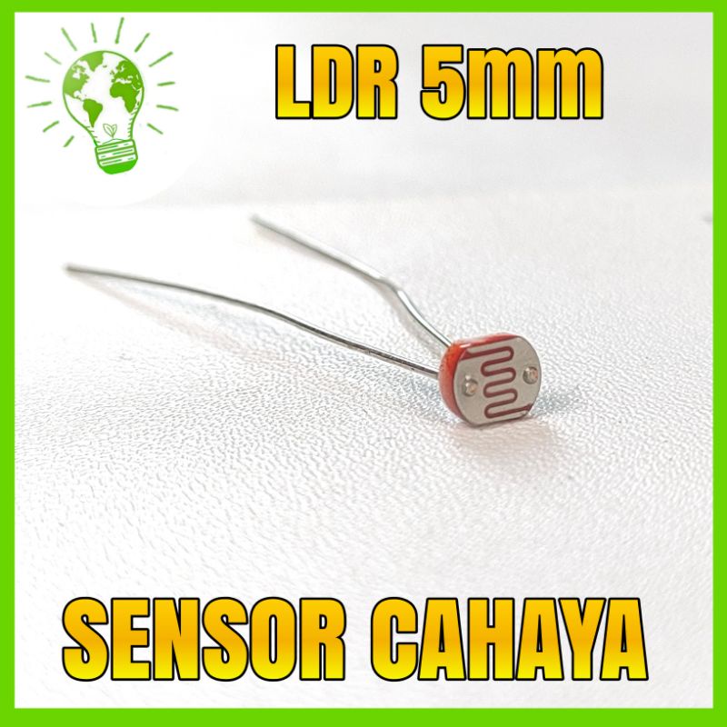 Jual LDR 5mm SENSOR CAHAYA | Shopee Indonesia