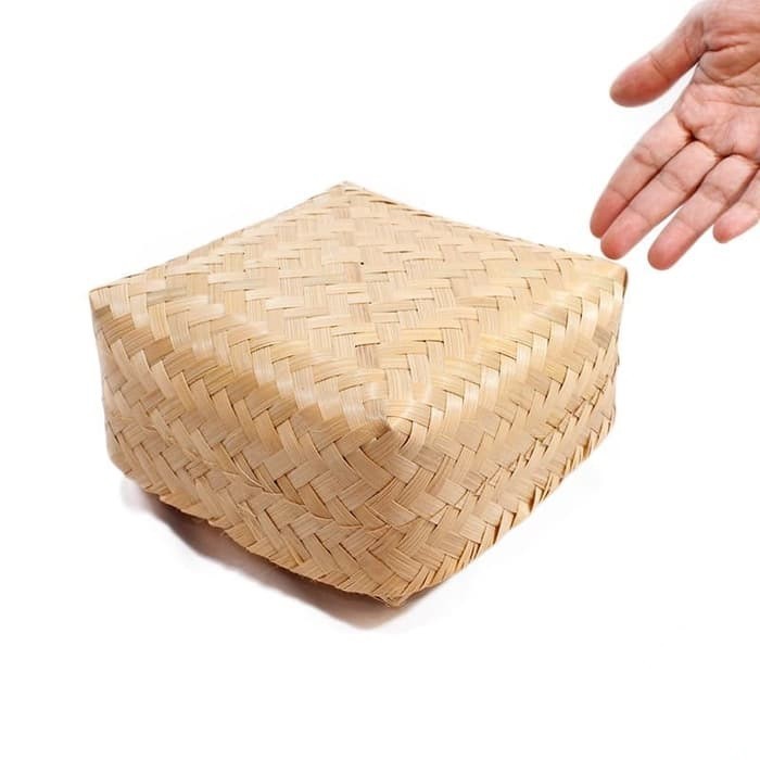 Jual Besek Bambu Rotan Kayu Tradisional Kemasan Makanan Tempat Burung ...