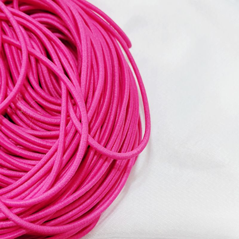 Jual [PART 1] Tali Karet POLOS Elastis SENGKELIT PENGAIT LUBANG KANCING ...