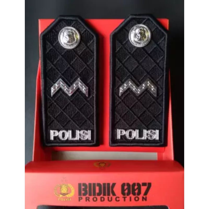 Jual perlengkapan polisi, atribut polisi, pangkat pdu bintara full ...