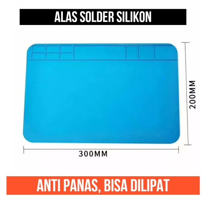 Jual Alas Solder Service Silikon Tahan Panas TE-509 Matras Kerja Mat ...