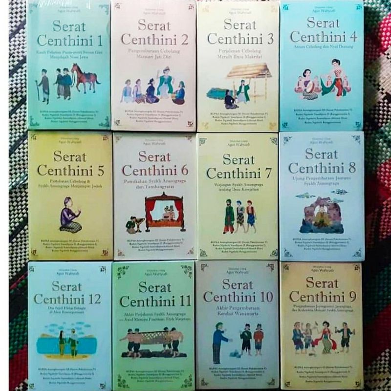 Jual Buku Serat Centhini Lengkap Jilid 1-12 - Novel Sastra Budaya Jawa ...